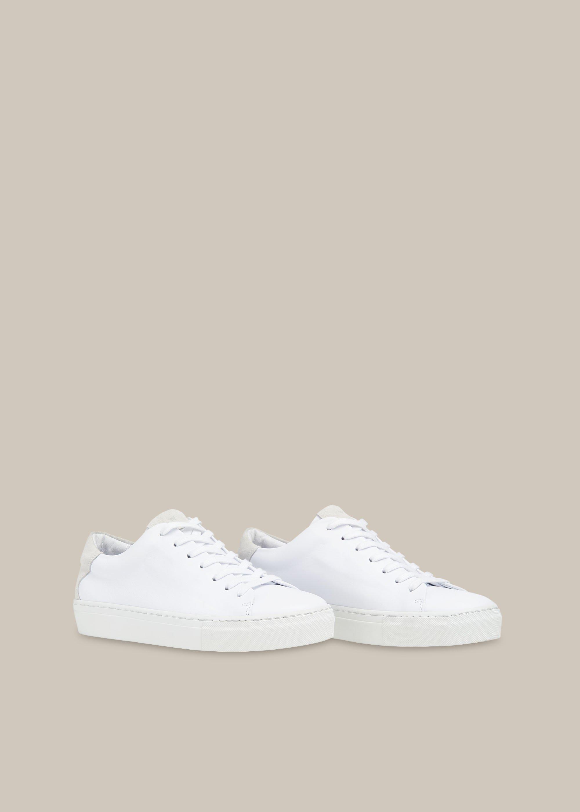 White Raife Minimal Trainer | WHISTLES | Whistles UK